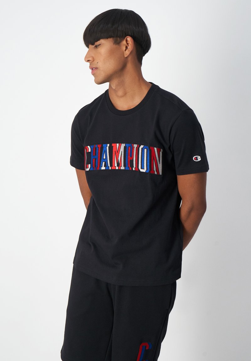 Champion Rochester CHAMPION - T-shirt print - black/zwart - Zalando.nl