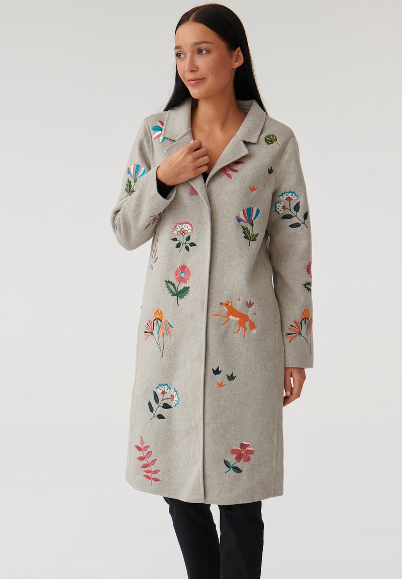 TATUUM FARINO - Classic coat - gray/grey - Zalando.ie