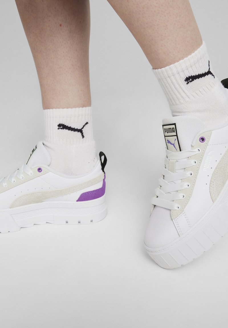 Puma MAYZE MIX - Sneakers basse - white ultraviolet/bianco - Zalando.it