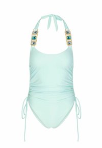 Moda Minx BOUJEE RUCHED SIDE - Bañador - baby blue/turquesa - Zalando.es