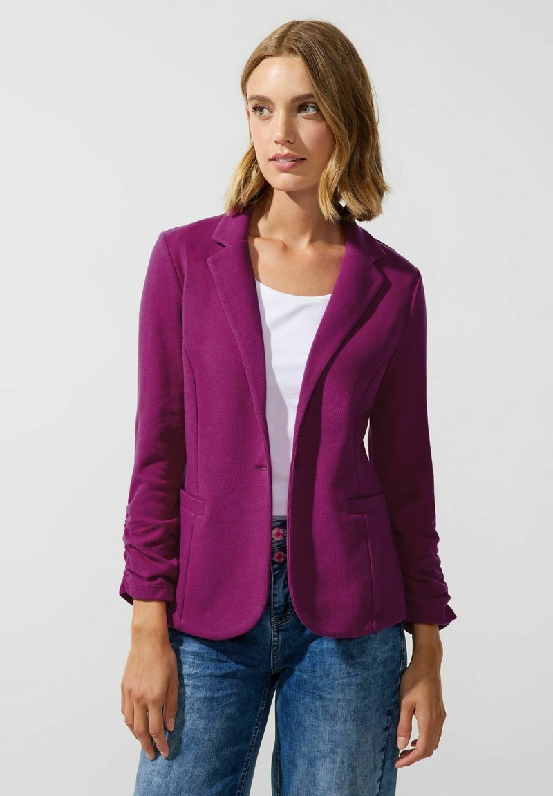 Street One MIT RAFFUNGEN - Strickjacke - pink - Zalando.at