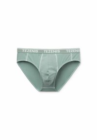 Tezenis WITH CONTRASTING SEAMS AND LOGO - Slip - grün y verde argilla ...