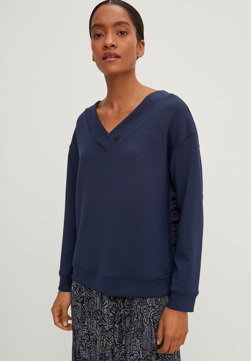 comma casual identity SOFTER MIT TAPE - Bluza/granatowy - Zalando.pl