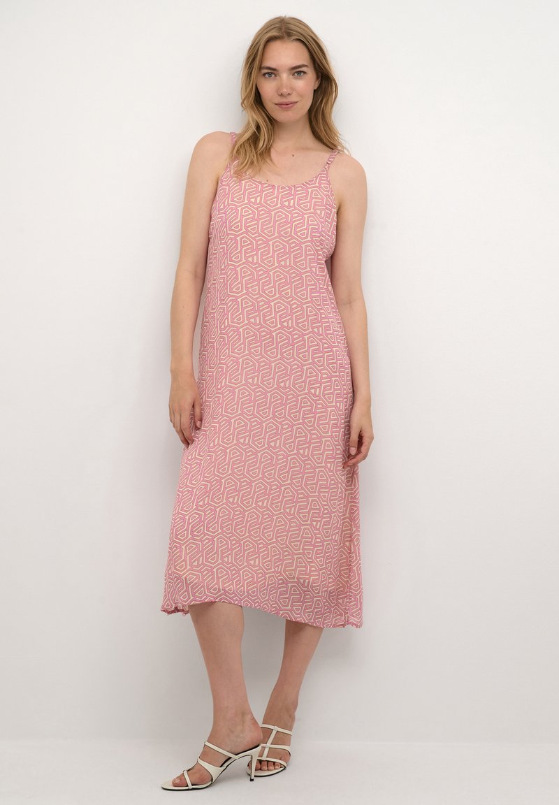 Cream LINEA SLIP - Day dress - geometric print/light pink - Zalando.ie