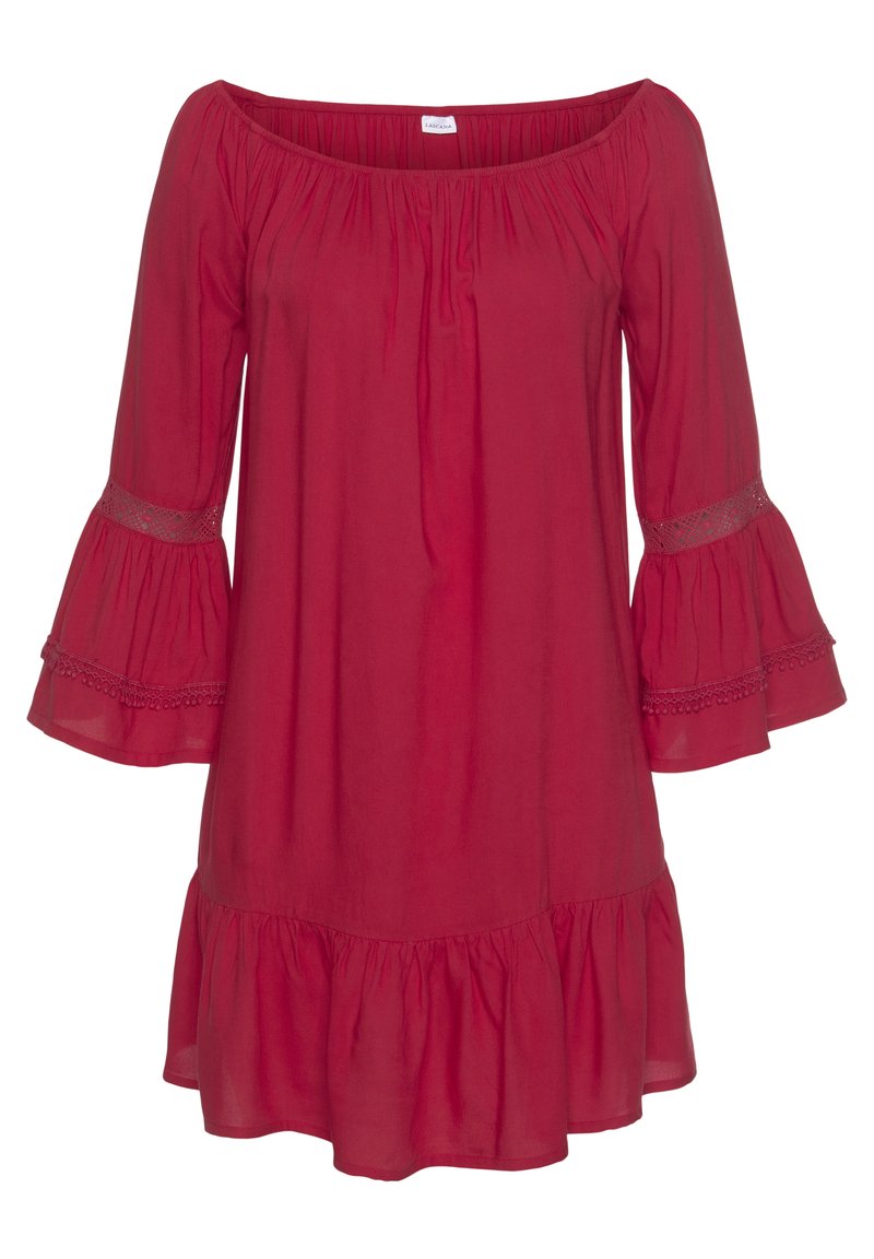 LASCANA LONG - Tunika - rot - Zalando.ch