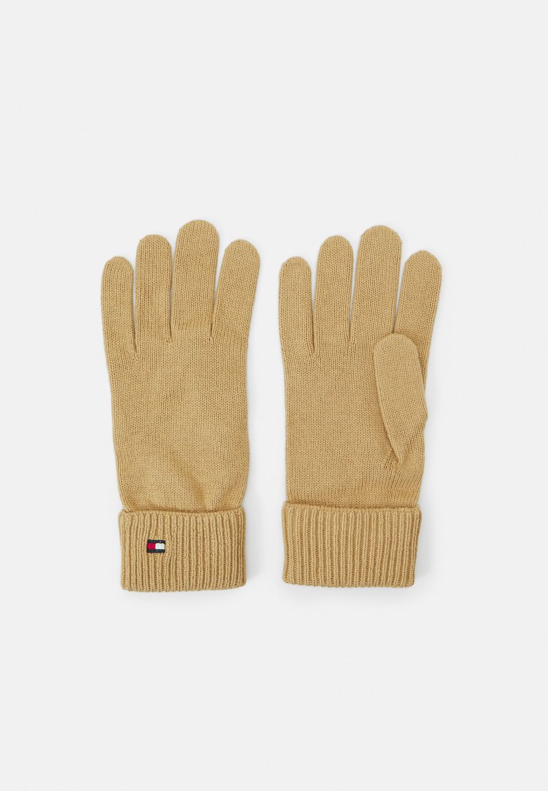 Tommy Hilfiger ESSENTIAL FLAG GLOVES - Gants - classic khaki/kaki - ZALANDO.FR