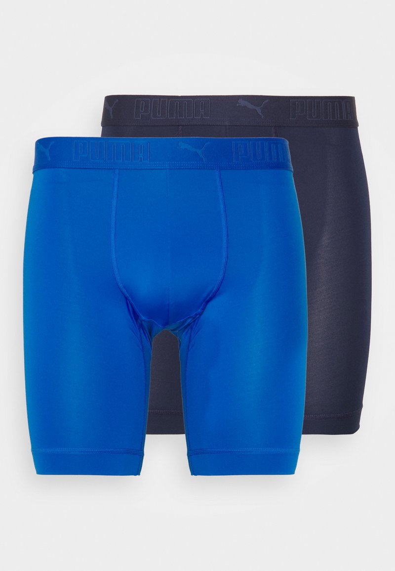 Puma SPORT LONG BOXER 2 PACK - Pants - blue combo/blue - Zalando.co.uk