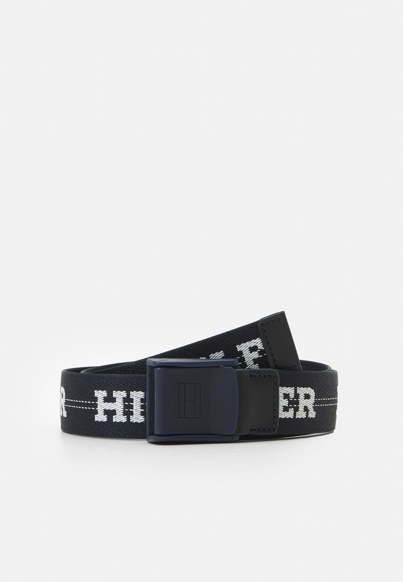 Tommy Hilfiger WEBBING BELT UNISEX - Belt - space blue/dark blue ...