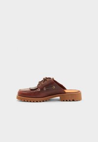 Timberland MIX TAPE AUTHENTIC MULE - Mules - burgundy/brown - Zalando.co.uk