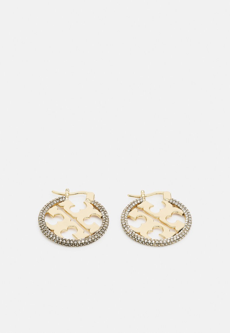 Tory Burch MILLER PAVE HOOP EARRING - Earrings - gold-coloured - Zalando.ie