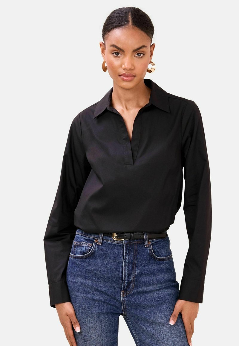 Lipsy REGULAR FIT - V-NECK - Blusa - black/negro - Zalando.es