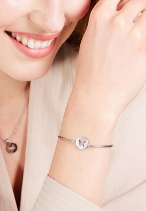 Lucardi MIT TÜRKIS KRISTALL - Armband - silver-coloured/zilverkleurig - Zalando.nl