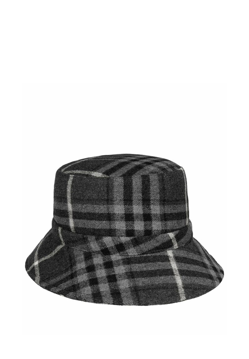 Lierys DONORA CHECK BUCKET - Hat - anthrazit/anthracite - Zalando