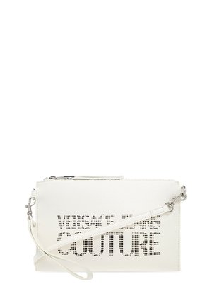 Versace Jeans Couture RANGE LOGO LOOP BAG - Sac à main - black/white ...