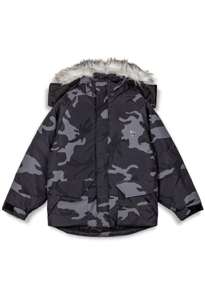 Grimey TUSKER TEMPLE - Winter coat - black - Zalando