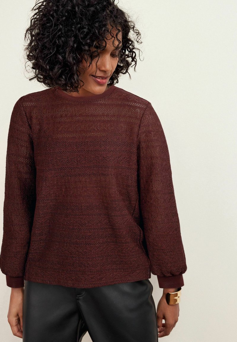 Next CROCHET - Jumper - berry - Zalando.de