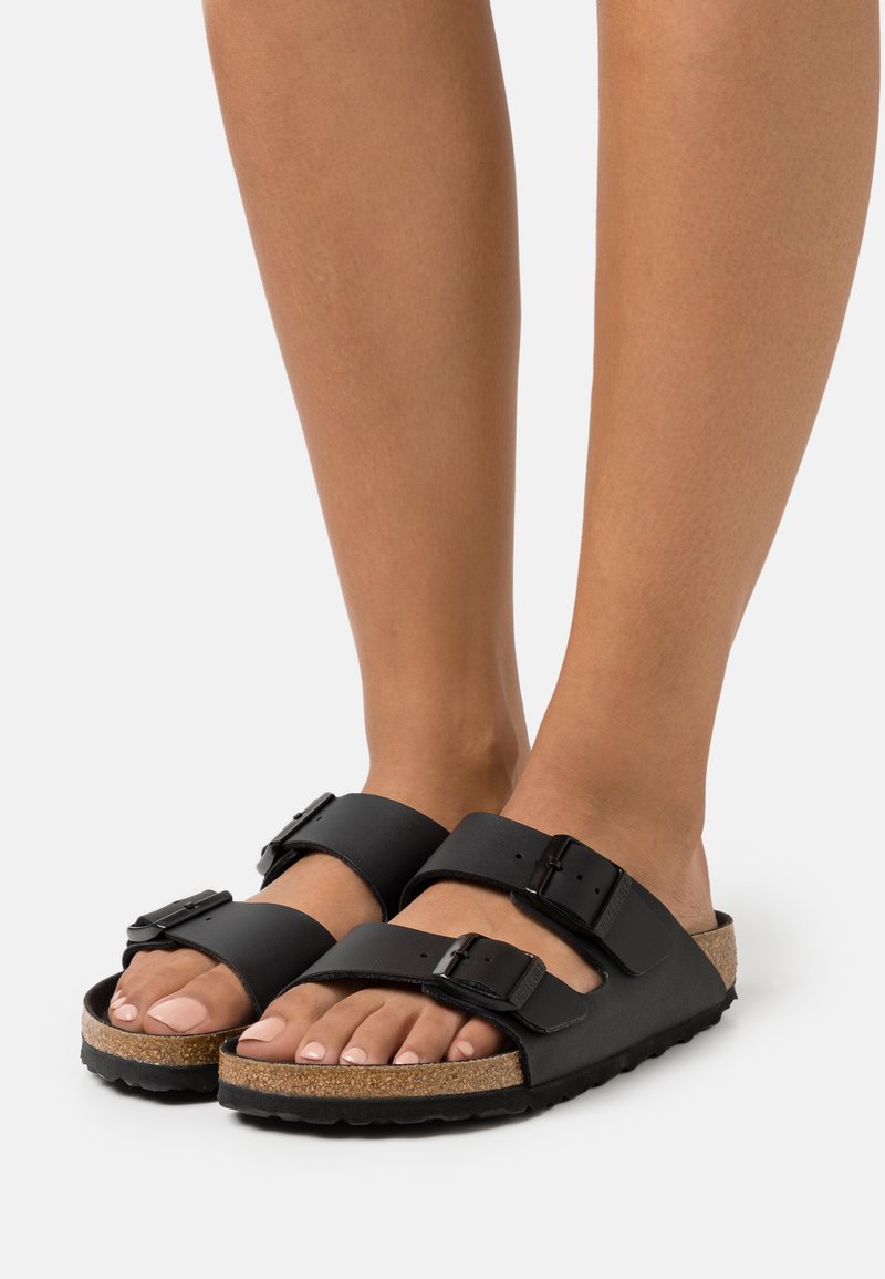 Birkenstock ARIZONA BF TRIPLES NARROW - Sandals - black - Zalando.ie