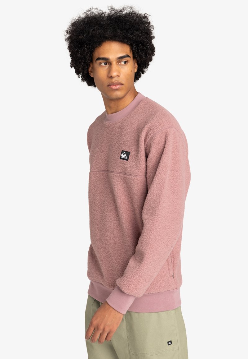 Quiksilver CLEAN COAST CREW - Fleece jumper - grape shake/blue ...