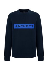Hackett London ESSENTIAL CREW - Sweatshirt - navy blue/dunkelblau ...