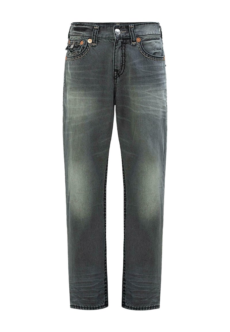 True Religion BOBBY SUPER T FLAP - Straight leg jeans - blue/blauw ...
