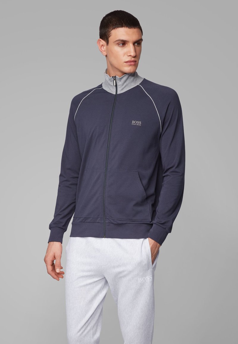 BOSS MIX&MATCH JACKET - Training jacket - dark blue/mottled dark blue ...