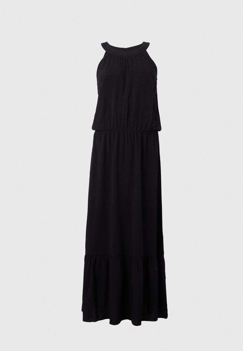 TOM TAILOR AMERICAN NECKLINE - Vestido largo - deep black/negro ...
