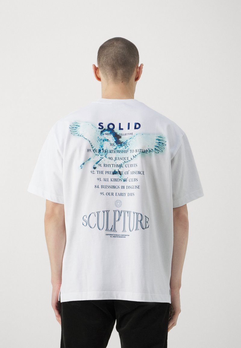 Solid Homme MENS - T-Shirt print - white/weiß - Zalando.de