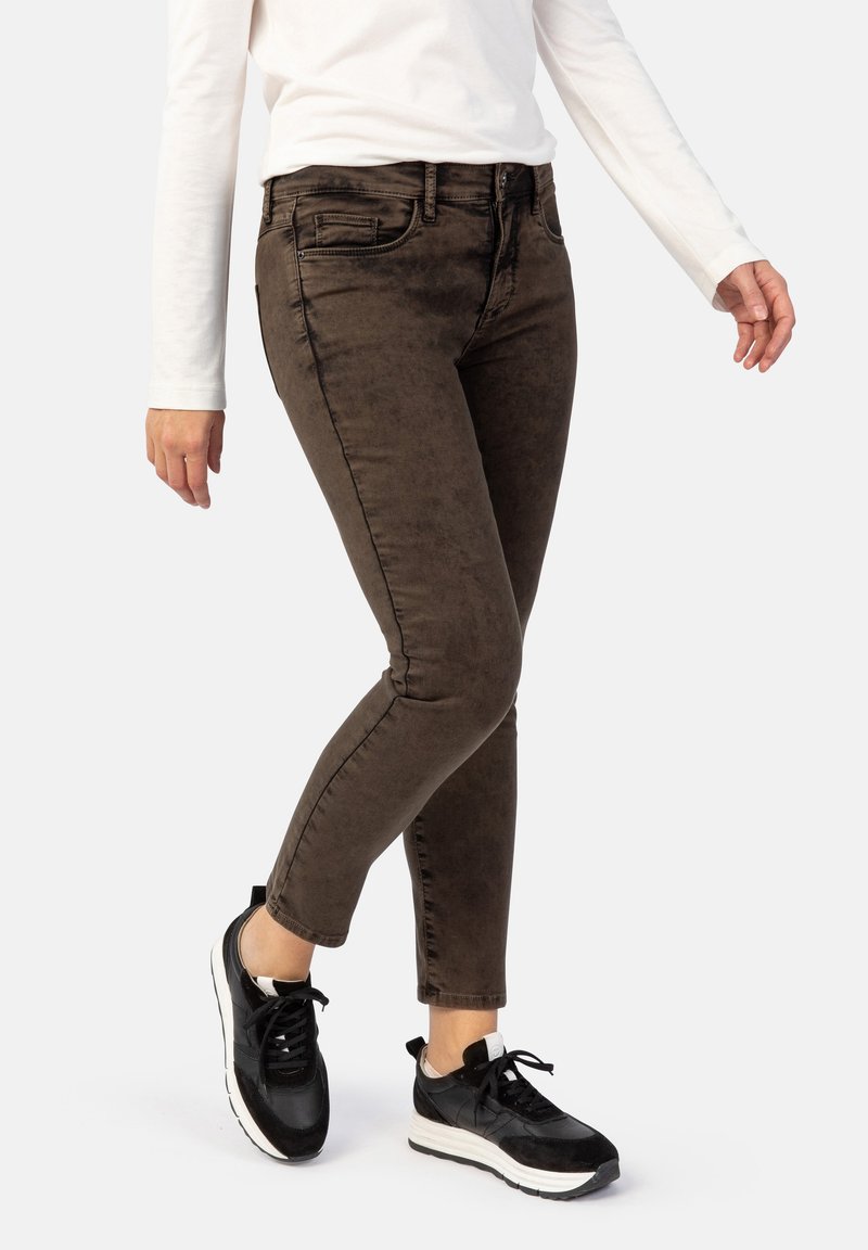 Stooker Women FLORENZ AUTUMN - Jeans Slim Fit - chocolate brown wash ...