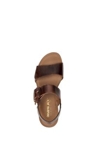 Panama Jack VALLE CLAY - Sandalen met sleehak - donkerbruin - Zalando.nl