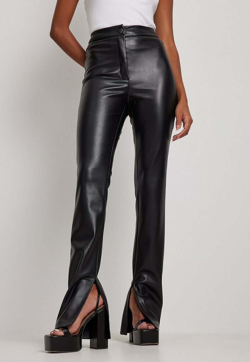 NA-KD Broek - black/zwart - Zalando.be