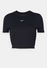 Nike Sportswear TEE SLIM - Basic T-shirt - black - Zalando.co.uk