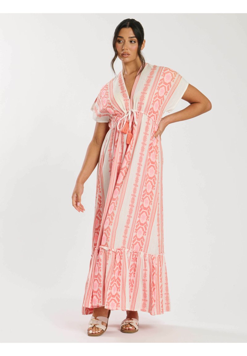South Beach V NECK - Vestido largo - pink/rosa - Zalando.es