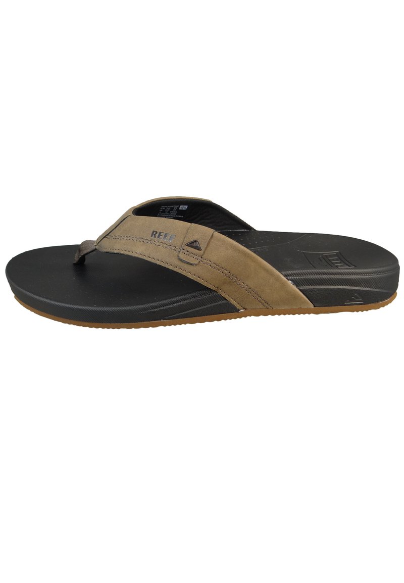 Reef SANTA ANA - T-bar sandals - all black/black - Zalando.ie