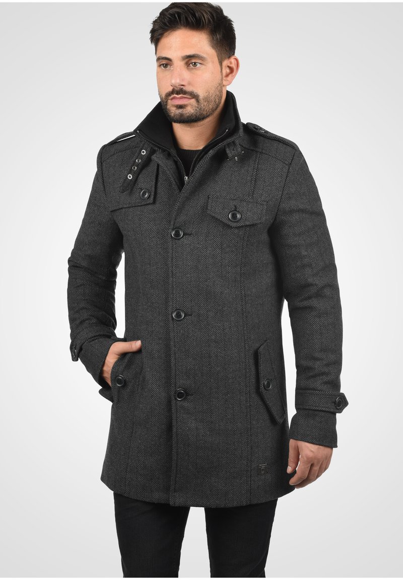 INDICODE JEANS IDBRANDAN - Short coat - dark coal/anthracite - Zalando