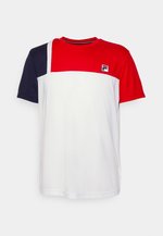 Fila KARL - Sport T-Shirt - white/red/weiß - Zalando.de