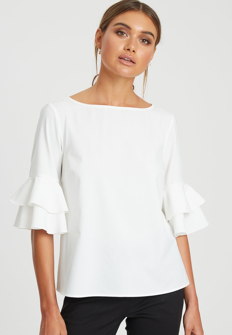 REUX APRIL BOXY - Blouse - white - Zalando.ie