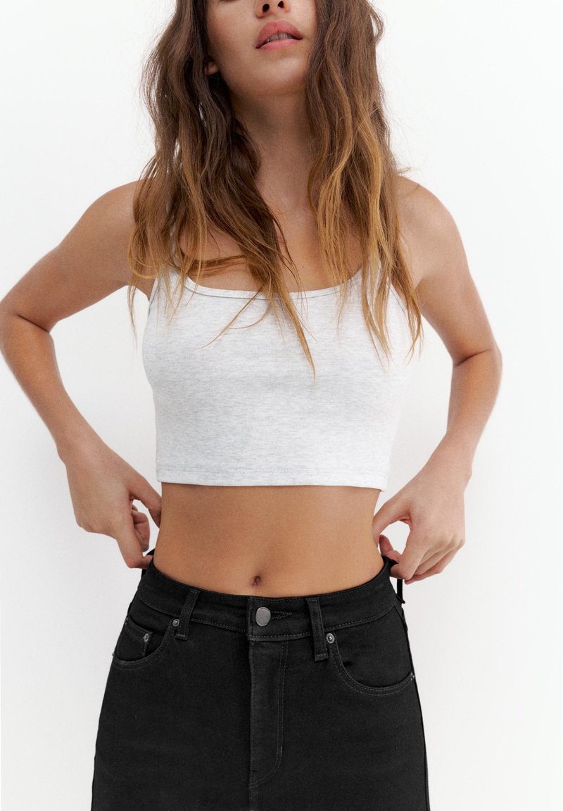 PULL&BEAR HIGH-WAIST - Karcsúsított farmerek - black/fekete - Zalando.hu