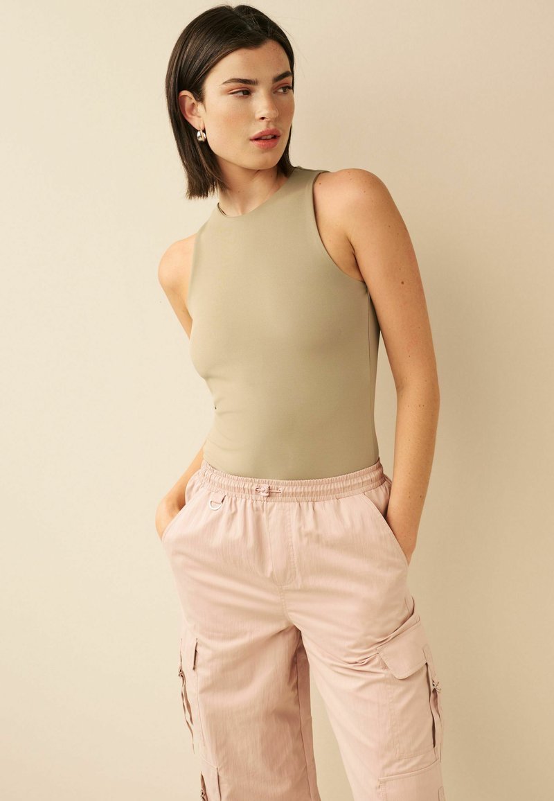 Next SLINKY DOUBLE LAYER BODYSUIT STANDARD - Top - mink brown/light ...