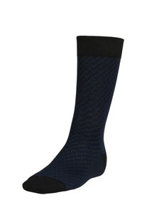 Boggi Milano MICRO PATTERNED BLEND - Calcetines - navy blue/azul ...