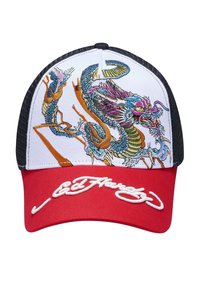 Ed Hardy VIBRANT-DRAGON TWILL - Gorra - white black/multicolor - Zalando.es