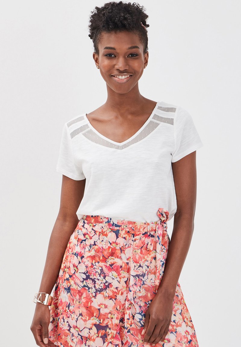 Cache Cache Camiseta estampada - ecru/crema - Zalando.es