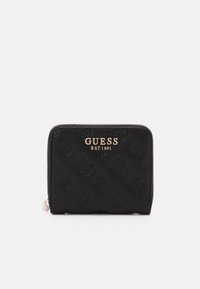 Guess LA FEMME SLG SMALL ZIP AROUND - Portefeuille - black/noir ...
