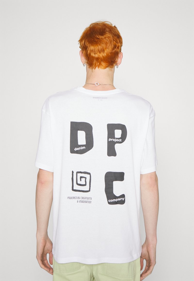 Denim Project COMPANY - T-shirts print - optic white/hvid - Zalando.dk