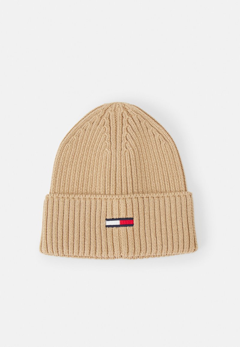 Tommy Jeans FLAG BEANIE UNISEX - Pipo - tawny sand/beige - Zalando.fi
