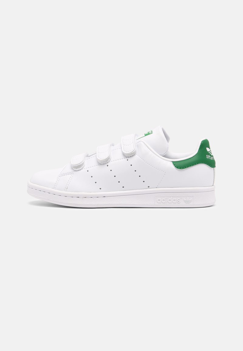 adidas Originals STAN SMITH CF UNISEX - Trainers - white/green/white ...