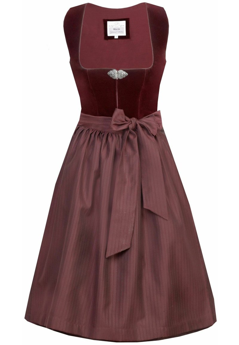 Marjo TRACHTEN - Dirndl - rotwein/rot - Zalando