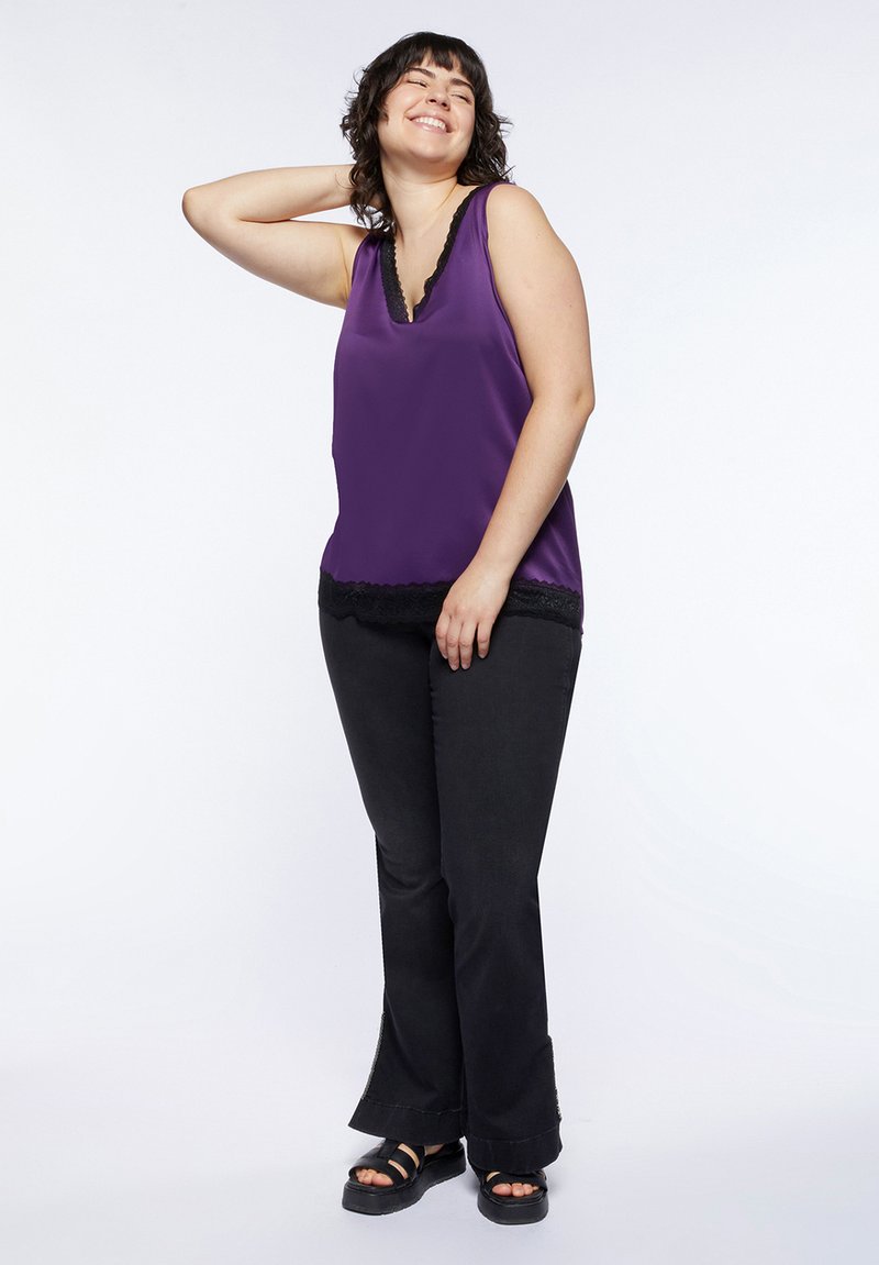 Fiorella Rubino WITH LACE - Bluse - viola/lila - Zalando.at