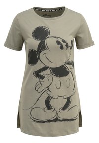 COURSE LONG MICKEY MOUSE - T-shirt print - khaki/kaki - Zalando.nl