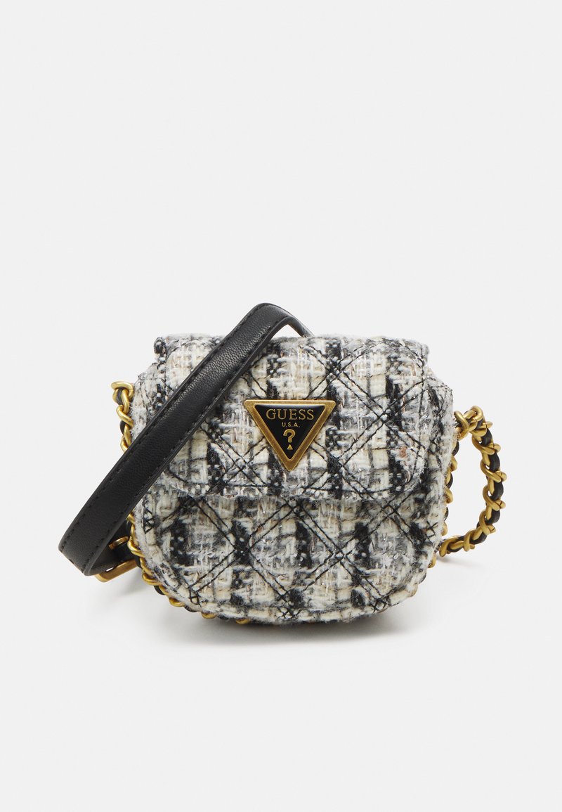 Guess GIULLY MICRO MINI - Across body bag - grey multi/grey - Zalando