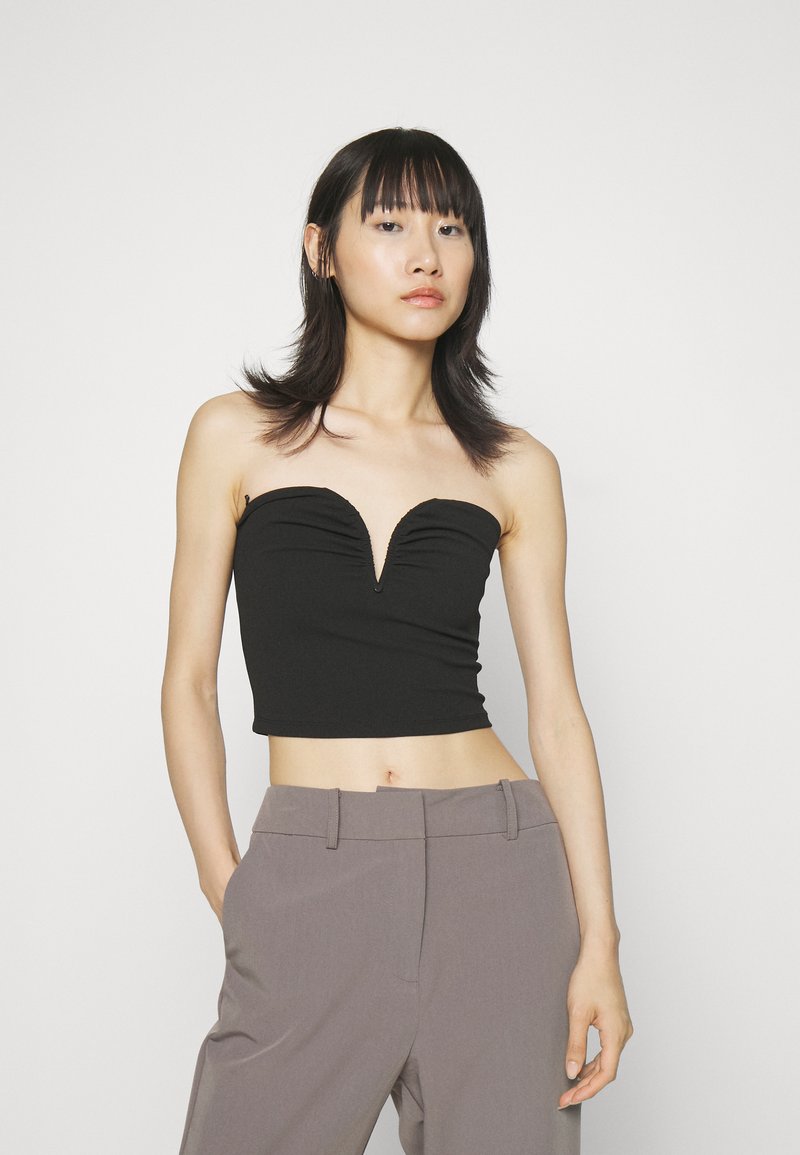 Gina Tricot WIRE TOP - Top - black/schwarz - Zalando.at